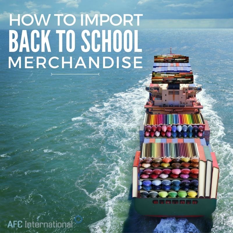 How to Import Back to School Merchandise